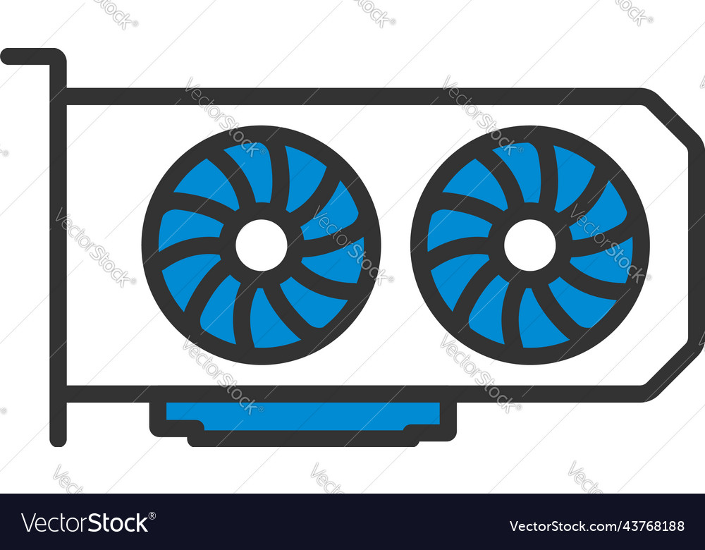 Gpu icon Royalty Free Vector Image - VectorStock