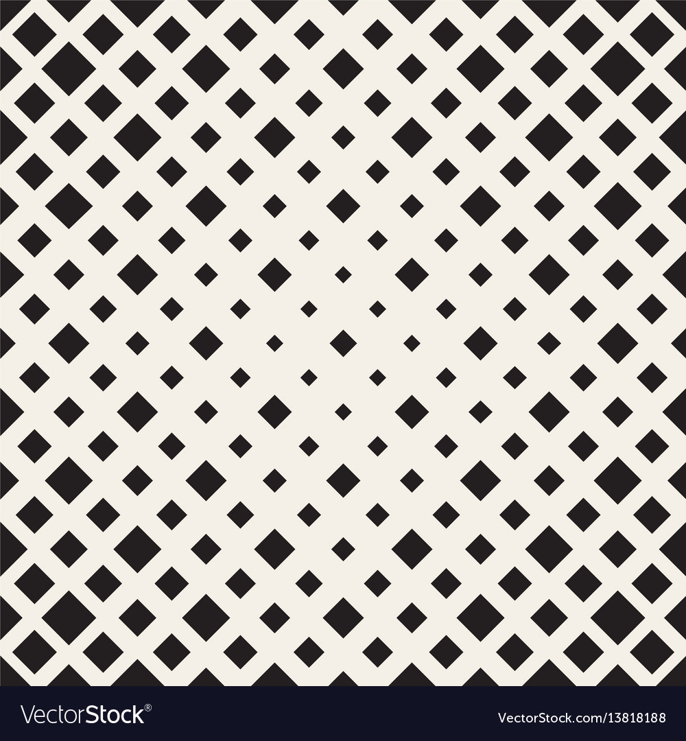 Halftone seamless geometric pattern Royalty Free Vector