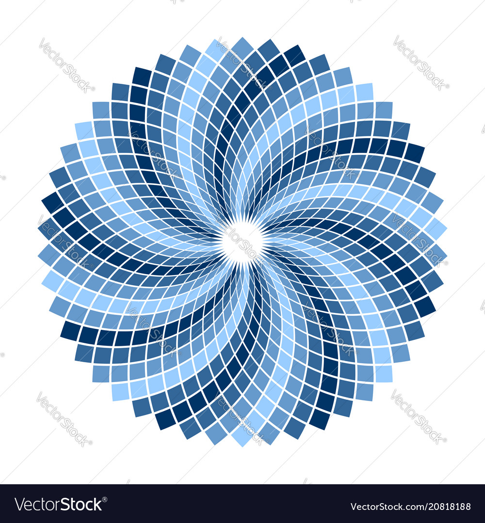 Rotation pattern Royalty Free Vector Image - VectorStock
