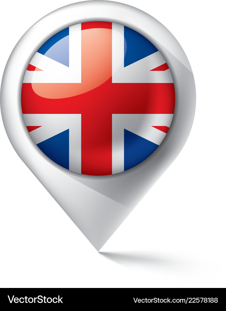 United kingdom flag Royalty Free Vector Image - VectorStock