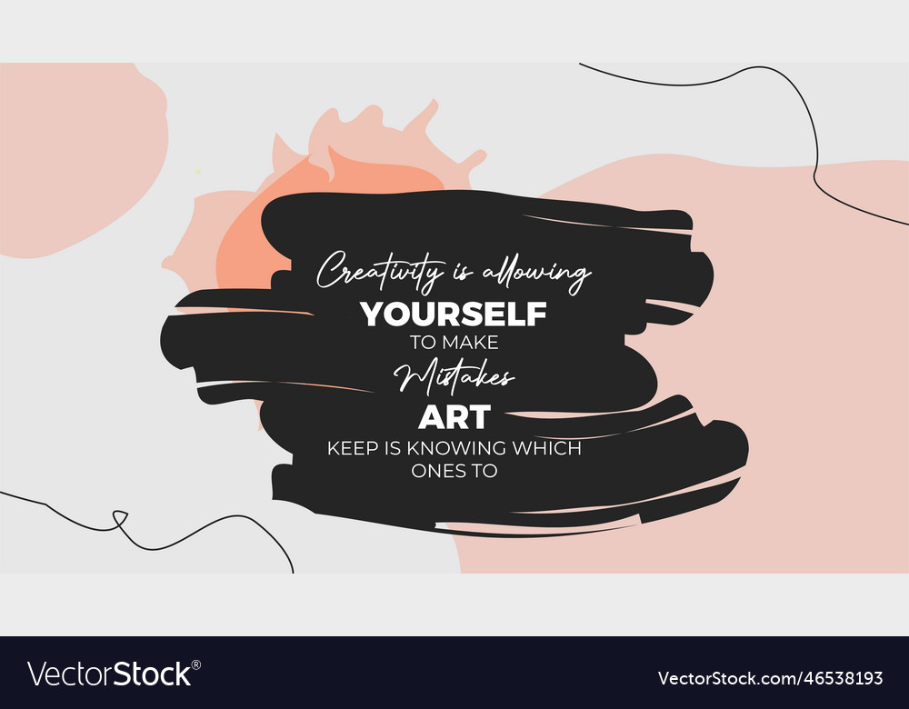 Creativity and art landscape banner design Vector Image