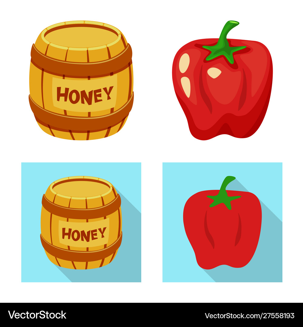 Design taste and product logo set Royalty Free Vector Image