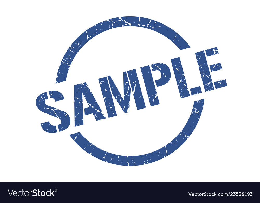 Sample stamp Royalty Free Vector Image - VectorStock
