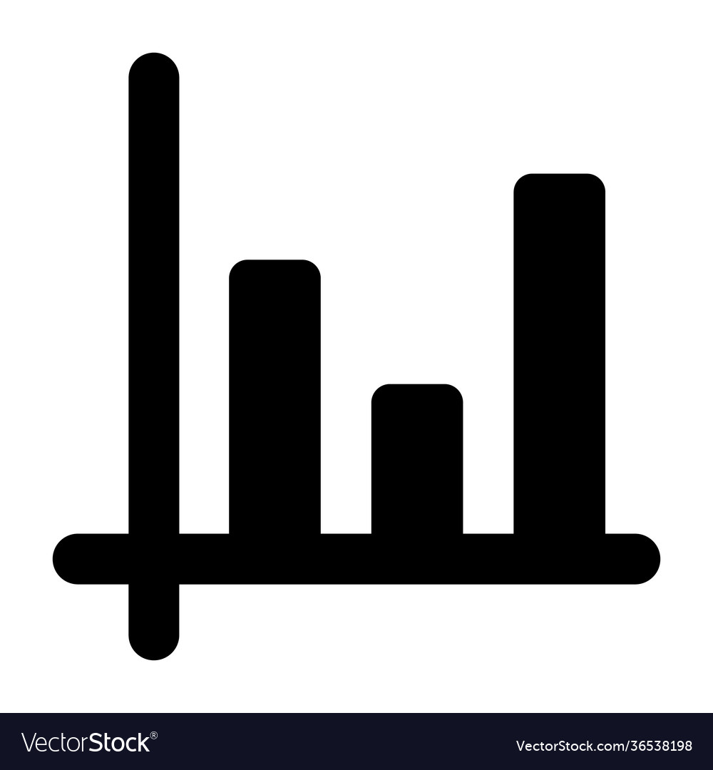 Frequency chart Royalty Free Vector Image - VectorStock
