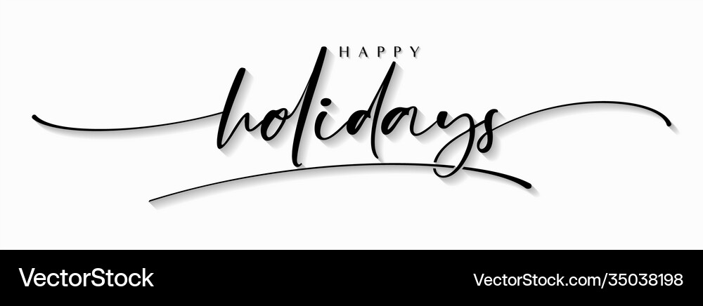 Happy Holidays Signature