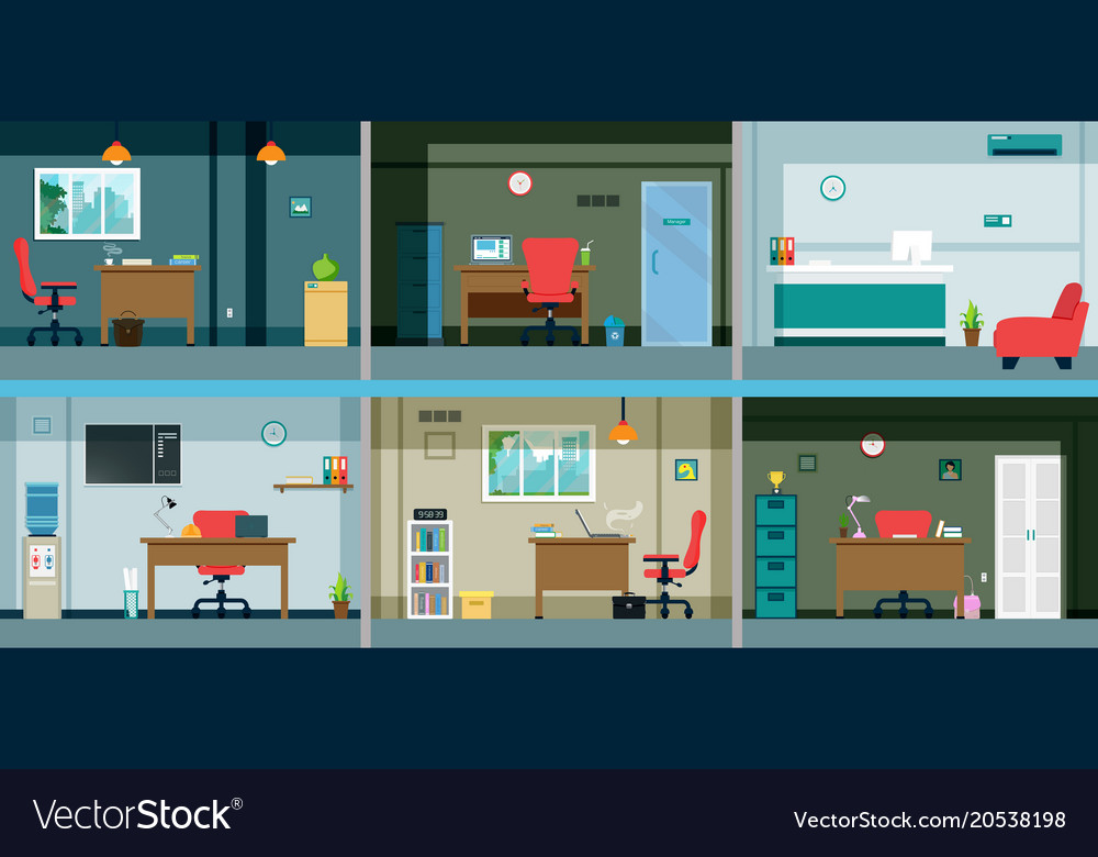 Office Royalty Free Vector Image - VectorStock
