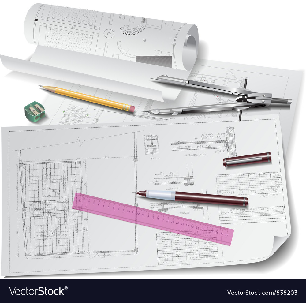 Architectural background Royalty Free Vector Image