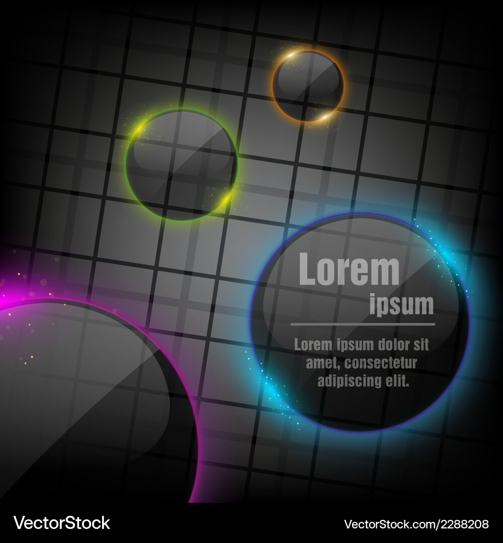 Abstract background with light frame Royalty Free Vector