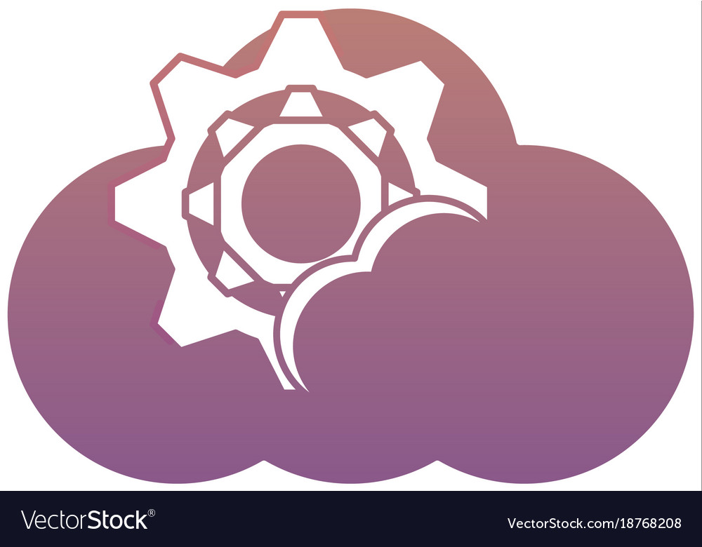 Cloud storage design concept Royalty Free Vector Image