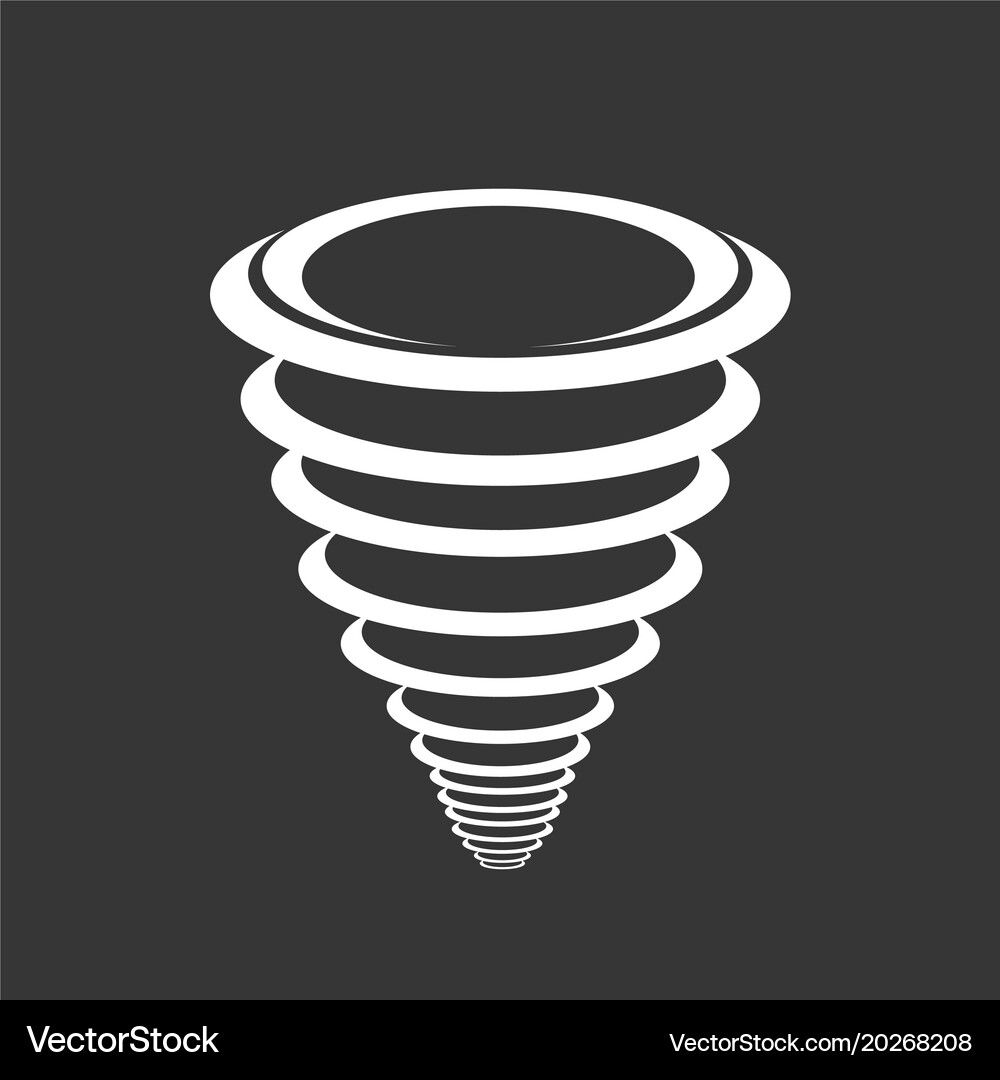 Tornado icon Royalty Free Vector Image - VectorStock
