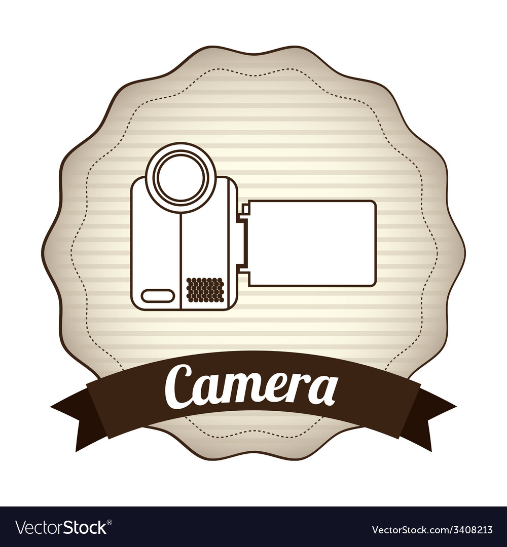 Camera design Royalty Free Vector Image - VectorStock