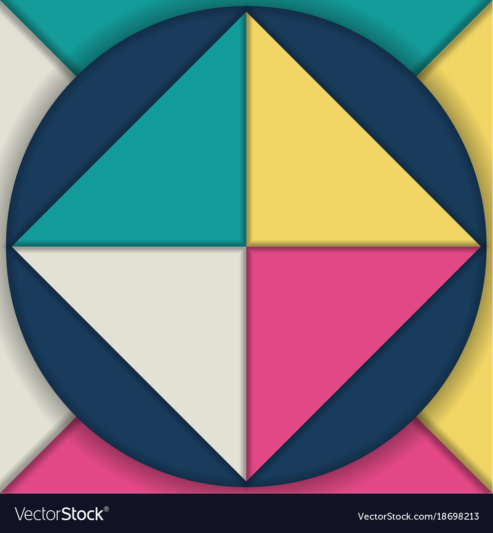 Geometric background design Royalty Free Vector Image