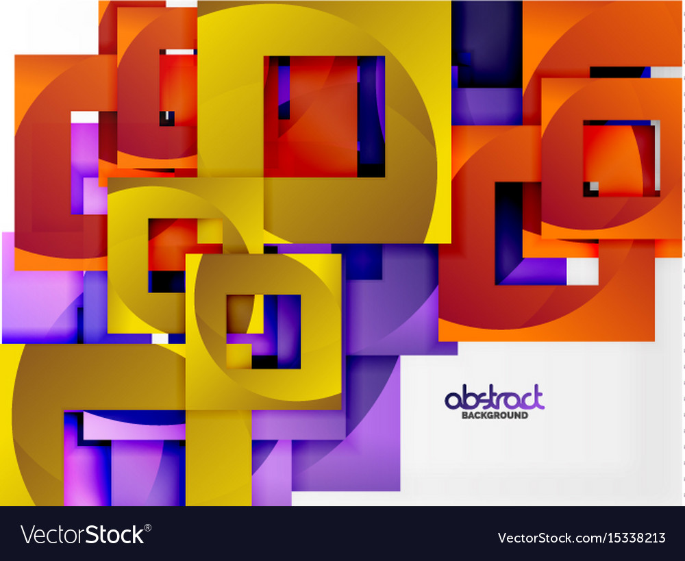 Square template background Royalty Free Vector Image