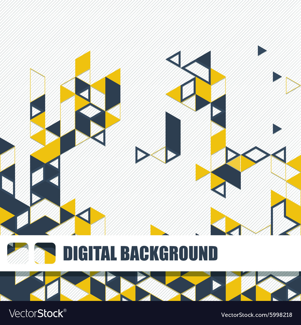 Background different color triangles Royalty Free Vector