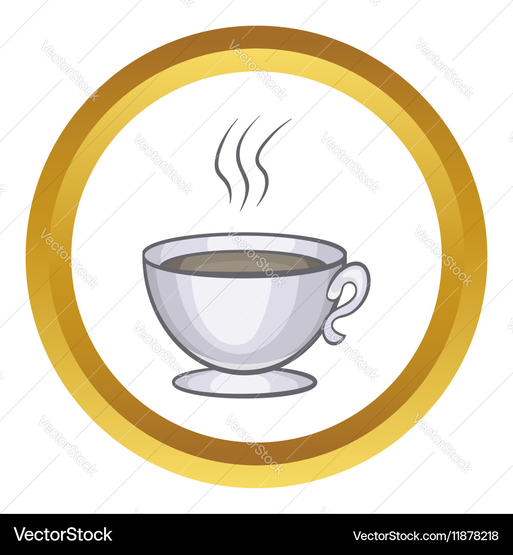 Cup of coffee icon Royalty Free Vector Image - VectorStock