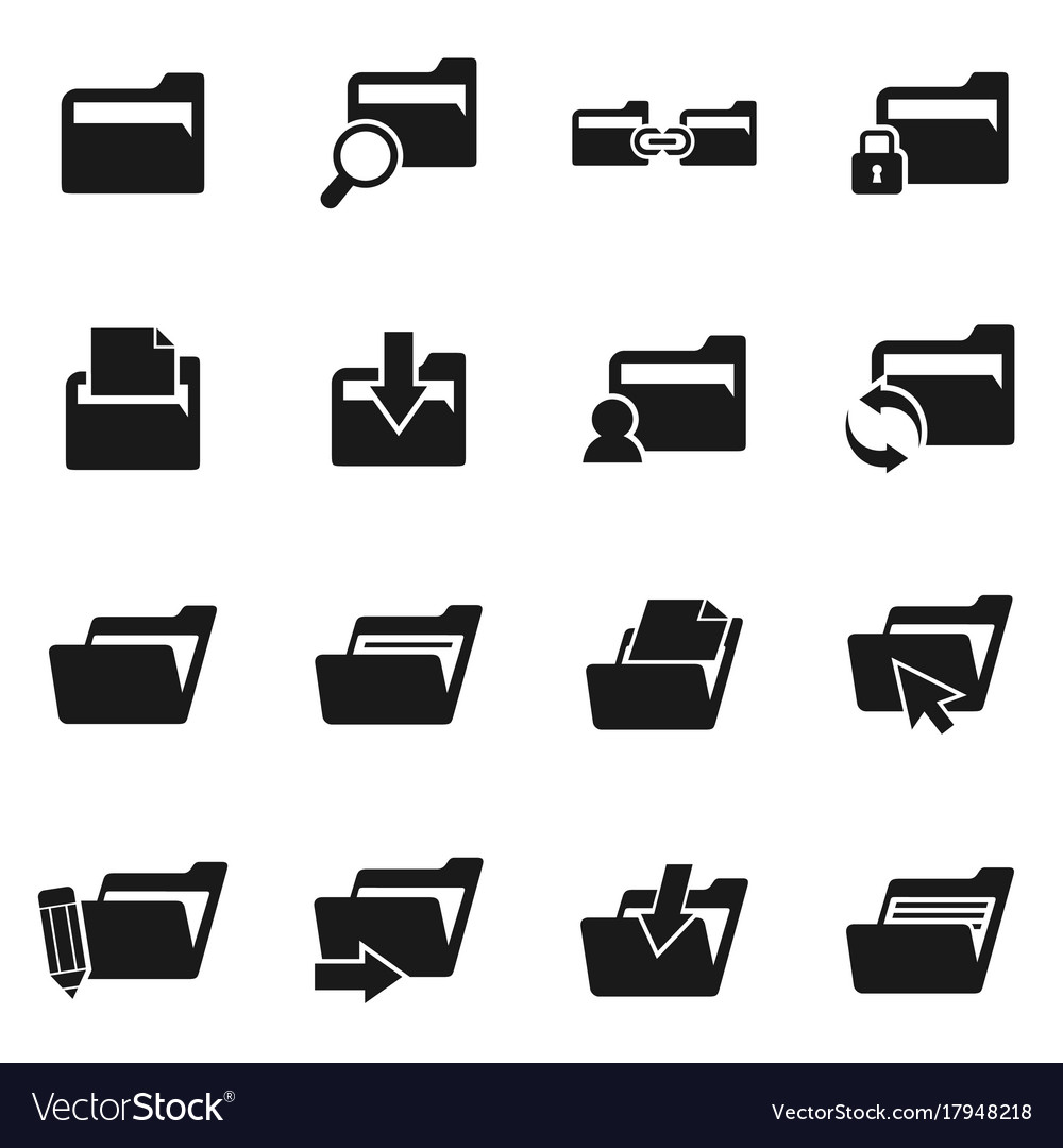 Folder icon2 Royalty Free Vector Image - VectorStock Folder icon2 Royalty Free Vector Image - VectorStock