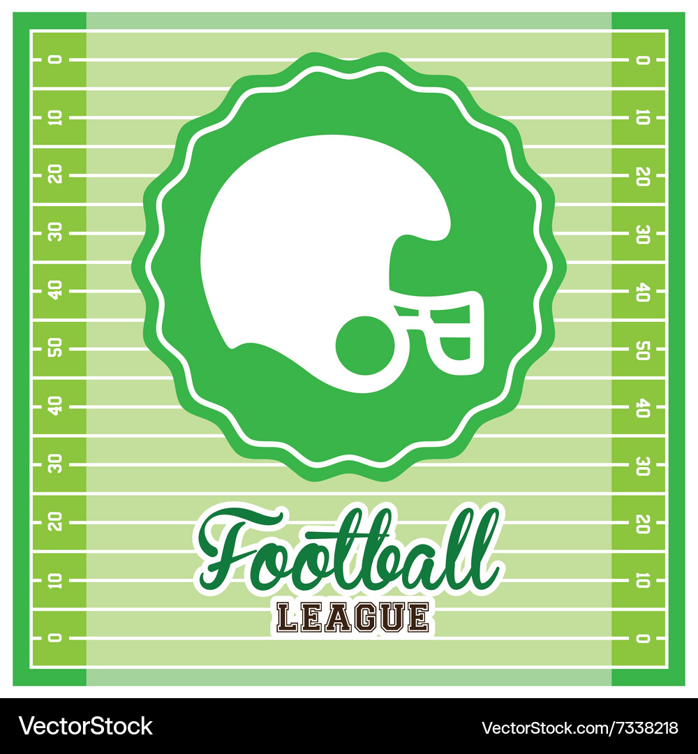 Football championship design Royalty Free Vector Image