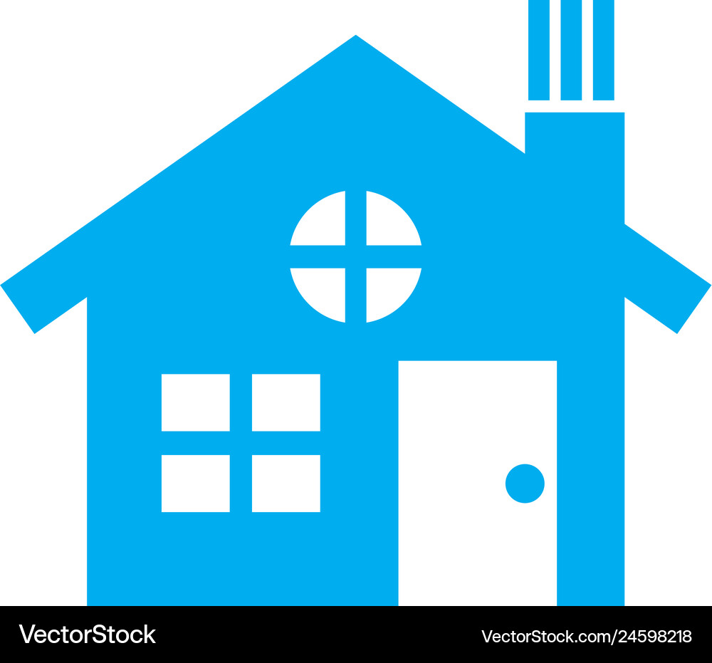 House home architecture pictograph design Vector Image