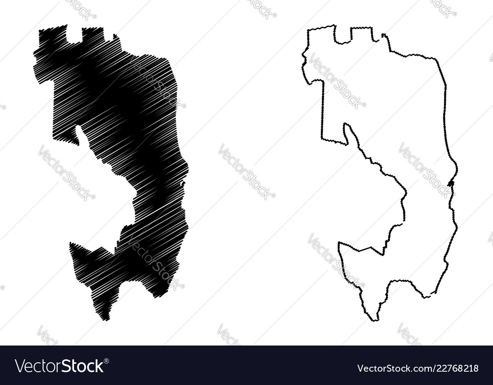 Ingushetia map Royalty Free Vector Image - VectorStock