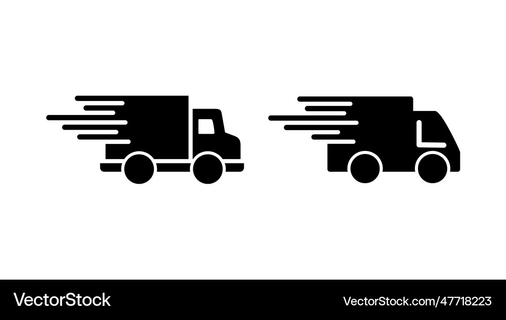 Delivery icon shipping fast icon Royalty Free Vector Image