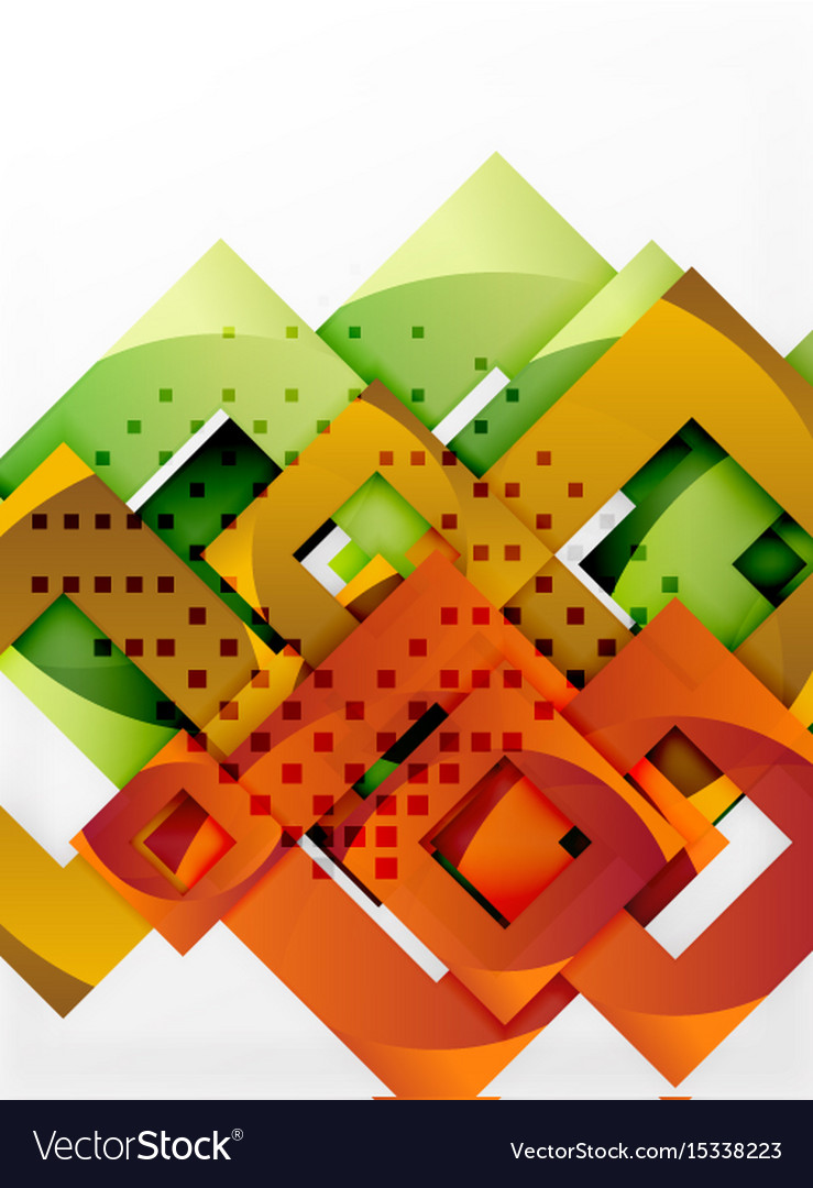 Square template background Royalty Free Vector Image