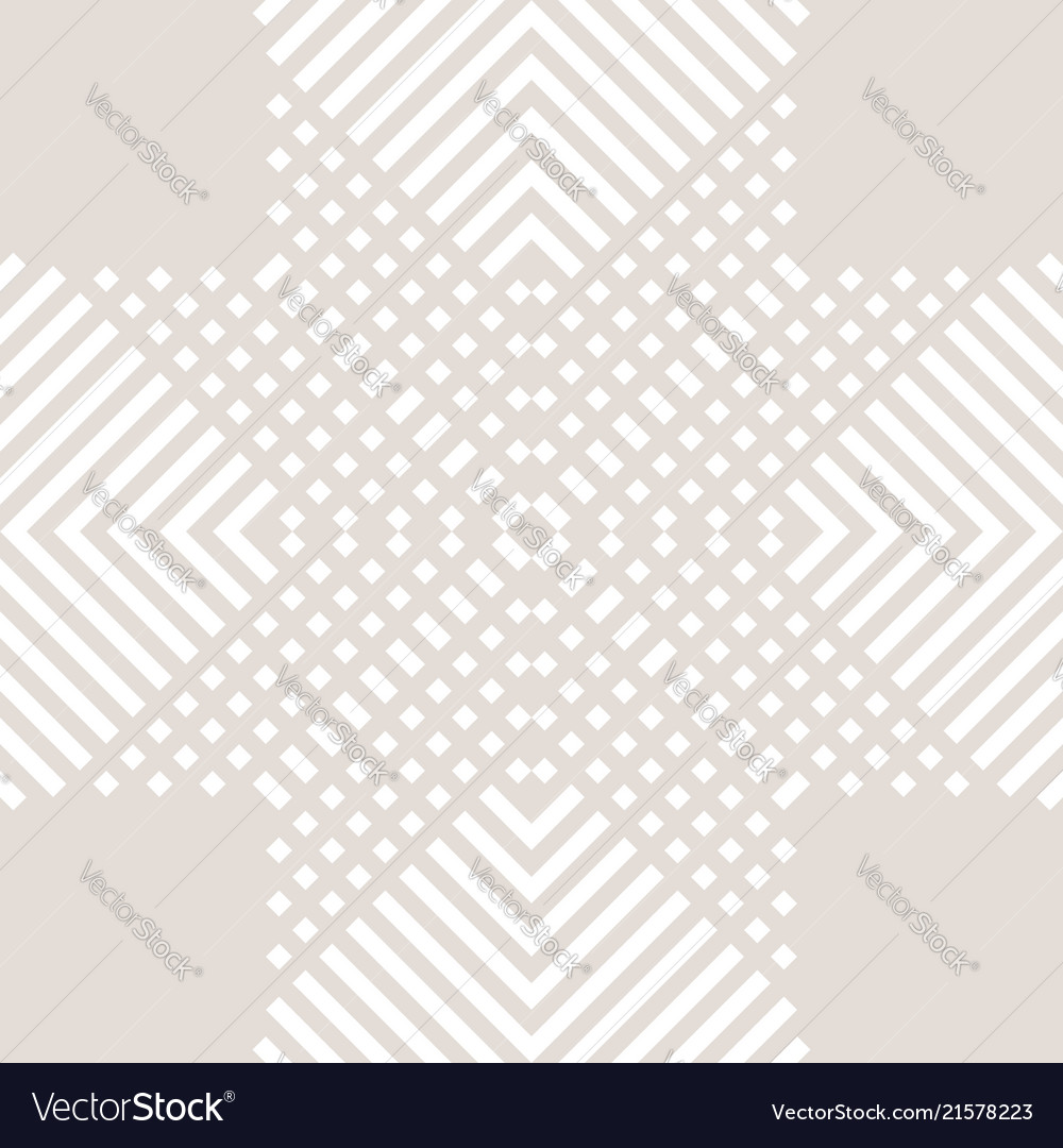 Subtle geometric seamless pattern crossing lines Vector Image