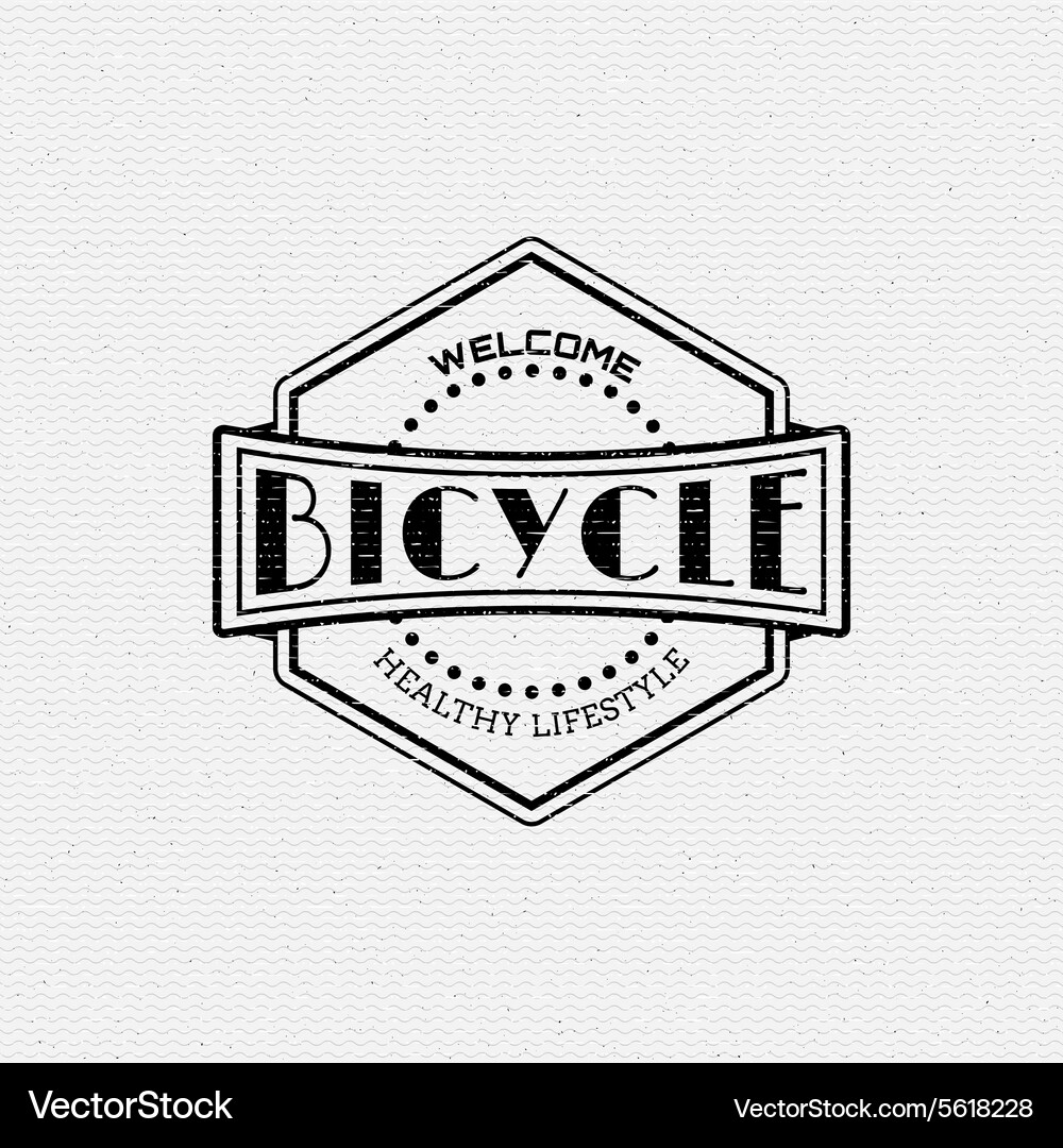 Bicycle badges logos and labels for any use Vector Image
