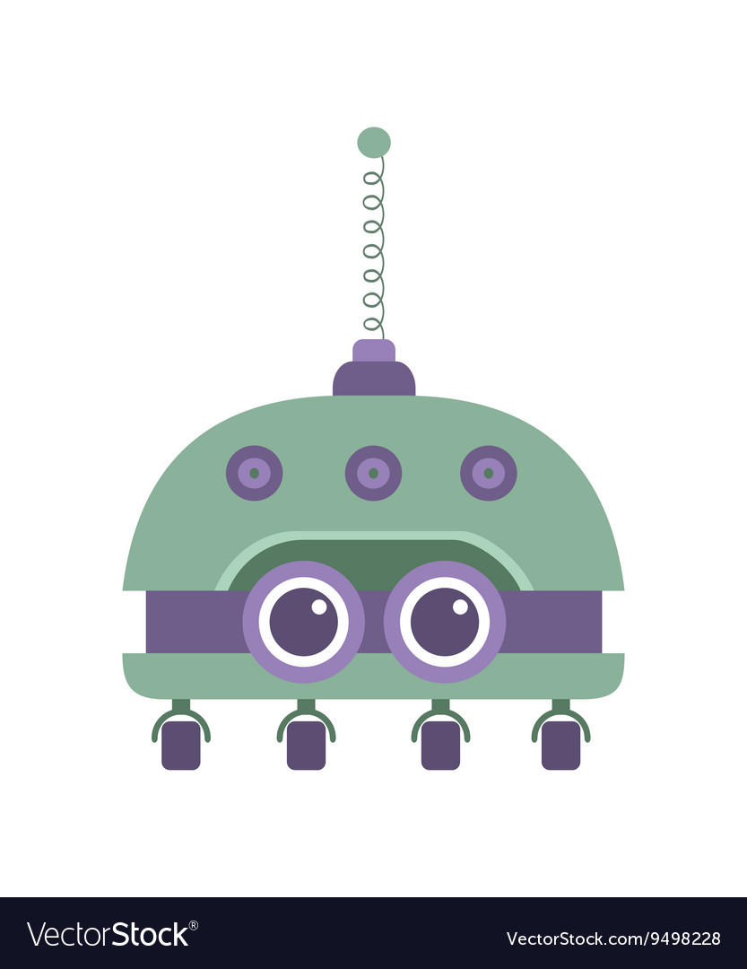 Cute robot Royalty Free Vector Image - VectorStock