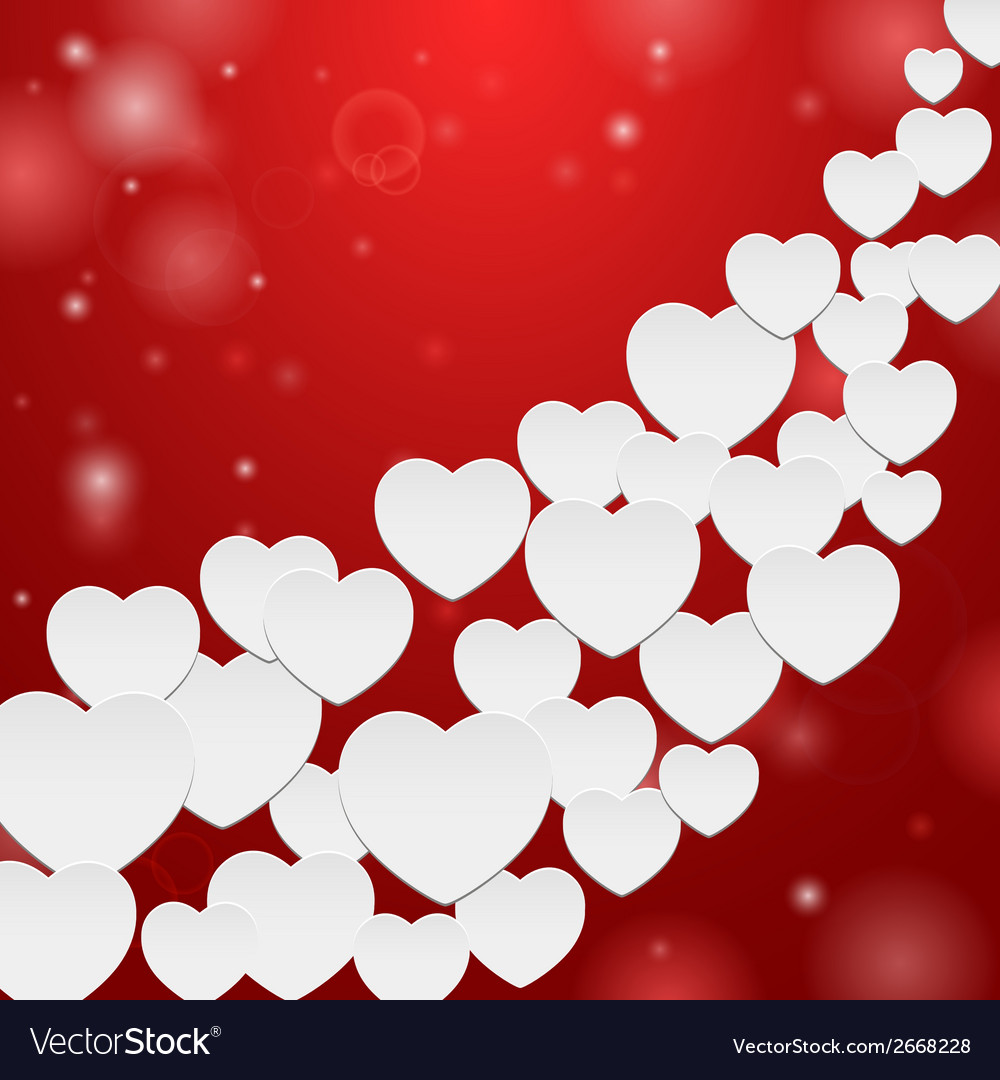 Many hearts Royalty Free Vector Image - VectorStock
