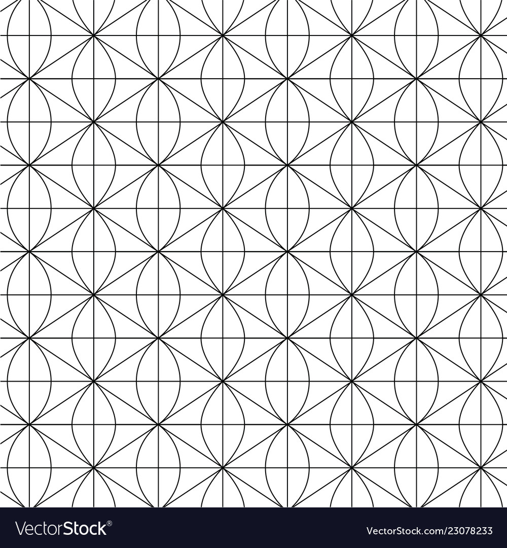 Geometric line grid pattern Royalty Free Vector Image