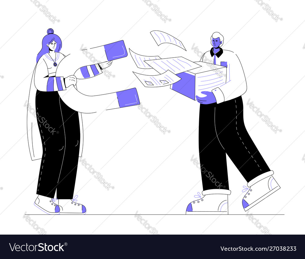 Task management - modern flat design style Vector Image