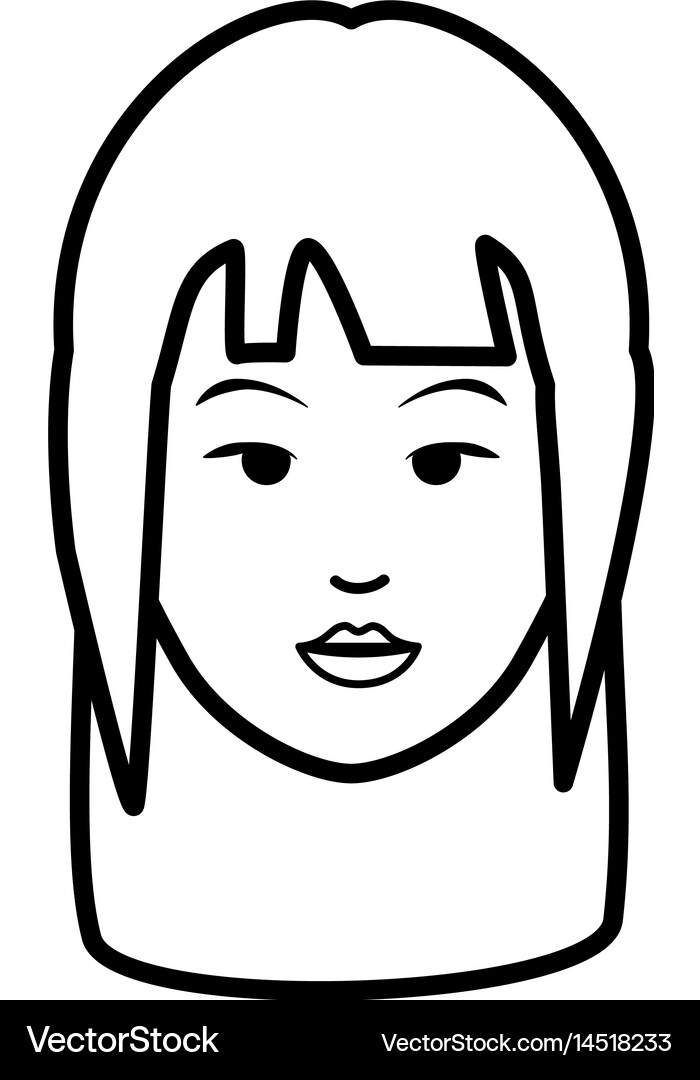 Woman cute cartoon Royalty Free Vector Image - VectorStock