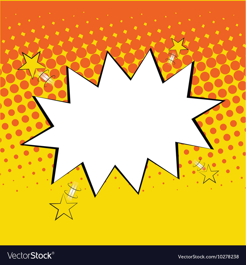 Isolated comic expression Royalty Free Vector Image