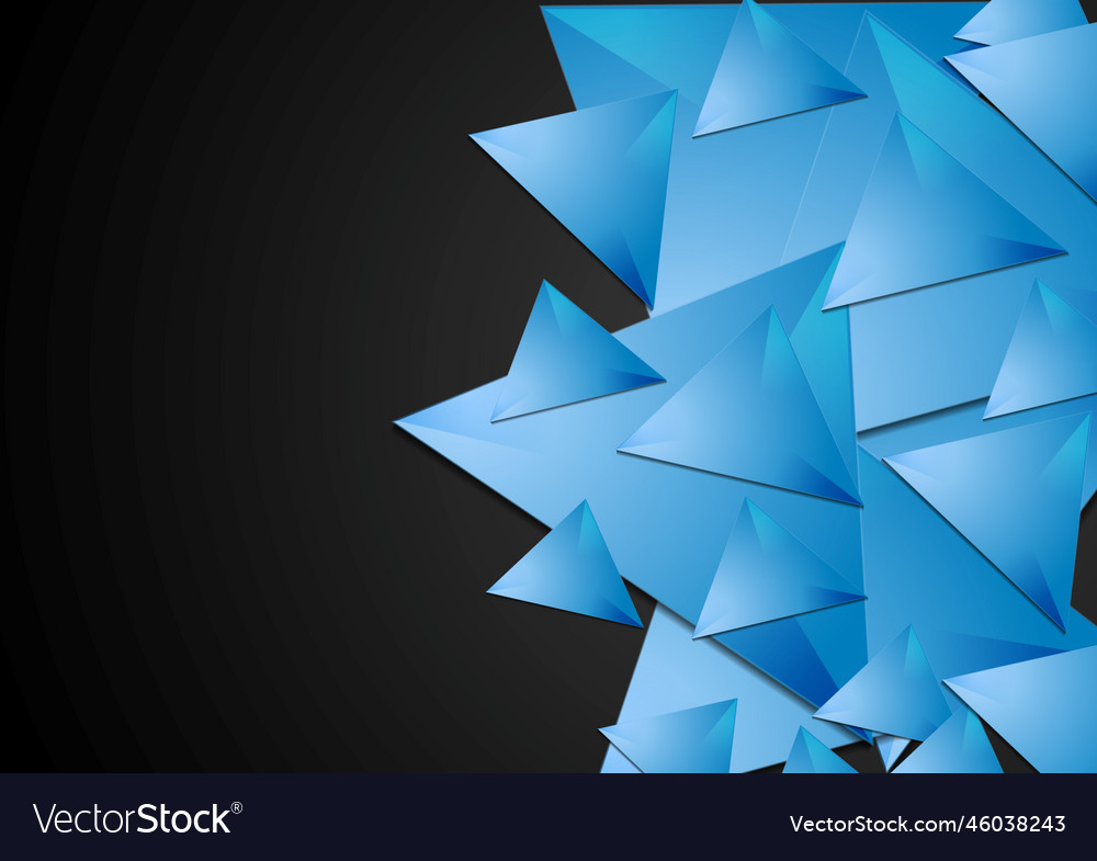 Abstract polygonal tech background Royalty Free Vector Image