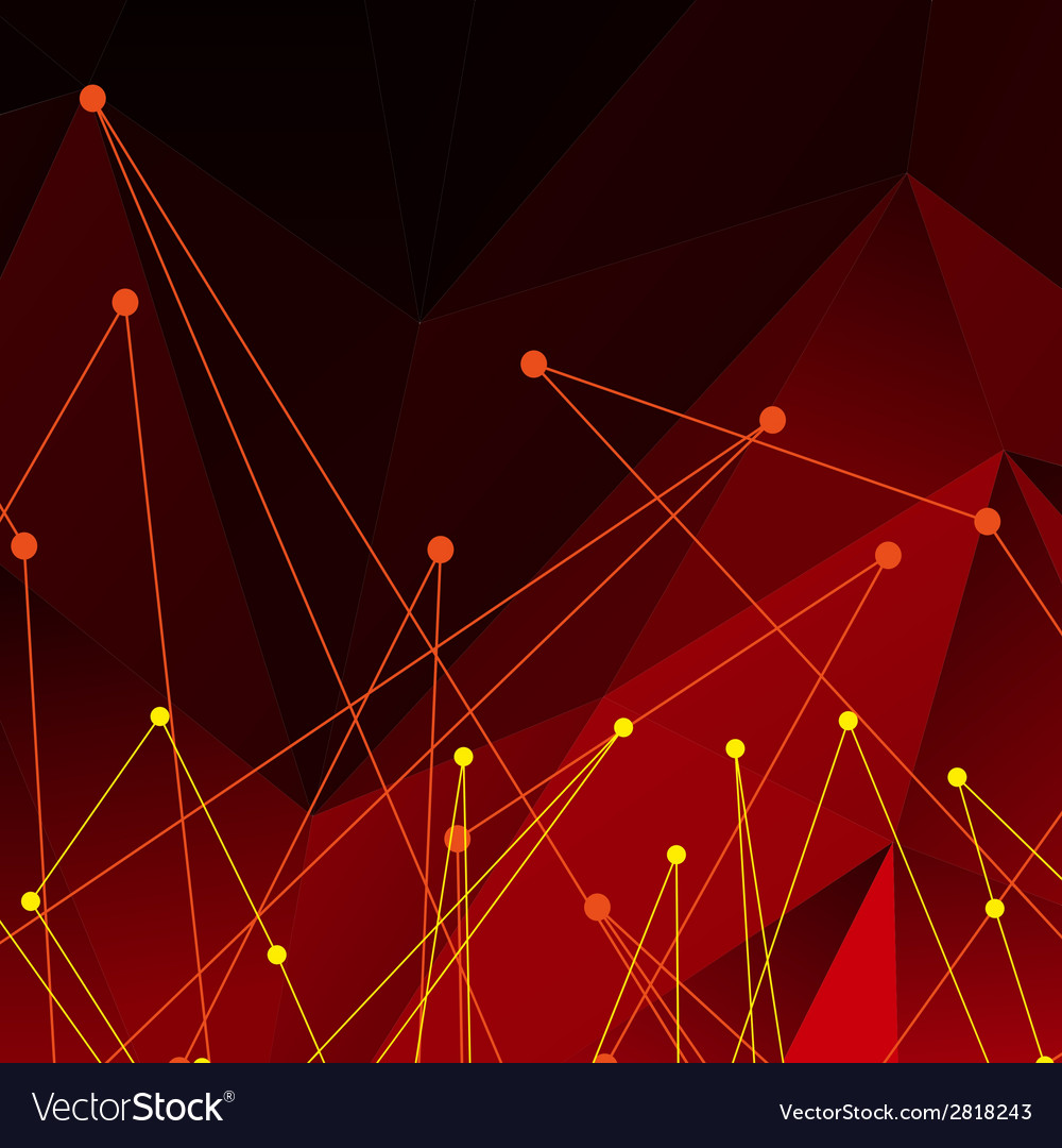 Background with red polygonal abstract shapes Vector Image Background with red polygonal abstract shapes Vector Image