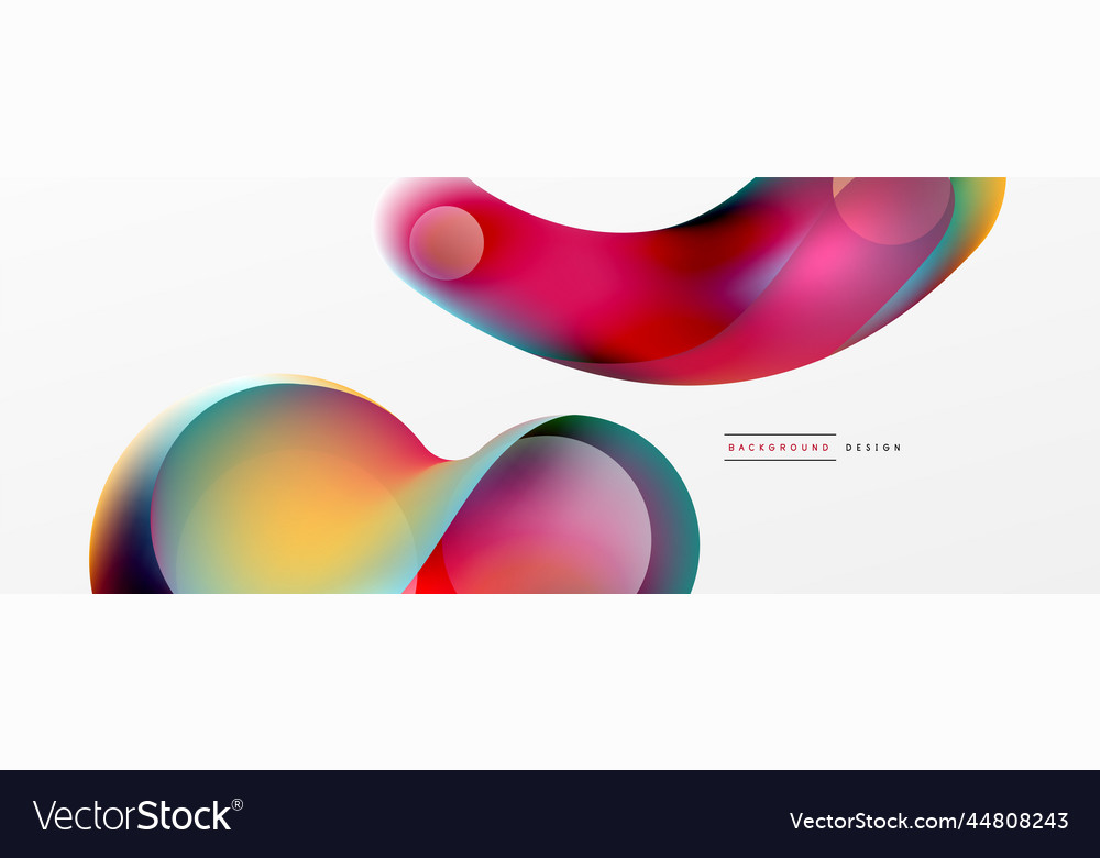 Fluid abstract background liquid color gradients Vector Image