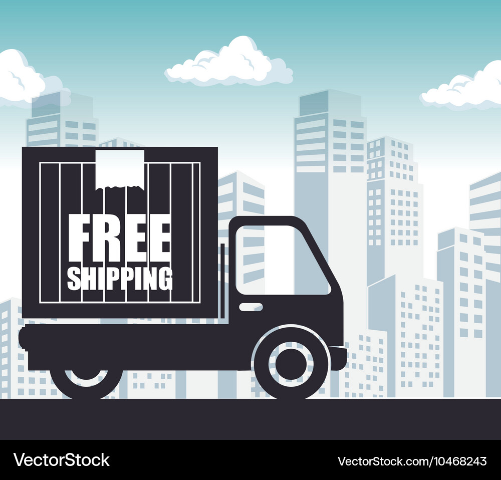 Free shipping delivery icon Royalty Free Vector Image