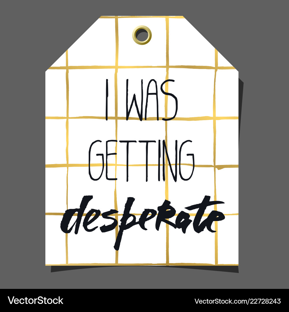 Funny editable gift tag lettering and doodles Vector Image
