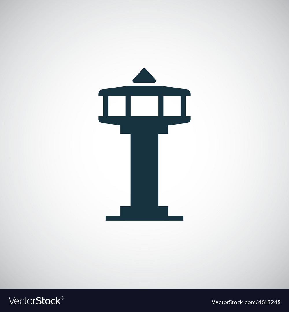 Control tower icon Royalty Free Vector Image - VectorStock