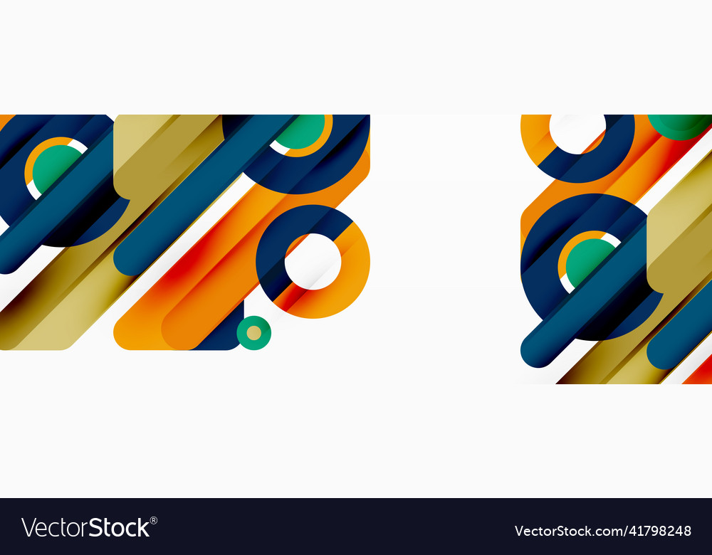 Creative geometric wallpaper minimal lines Vector Image