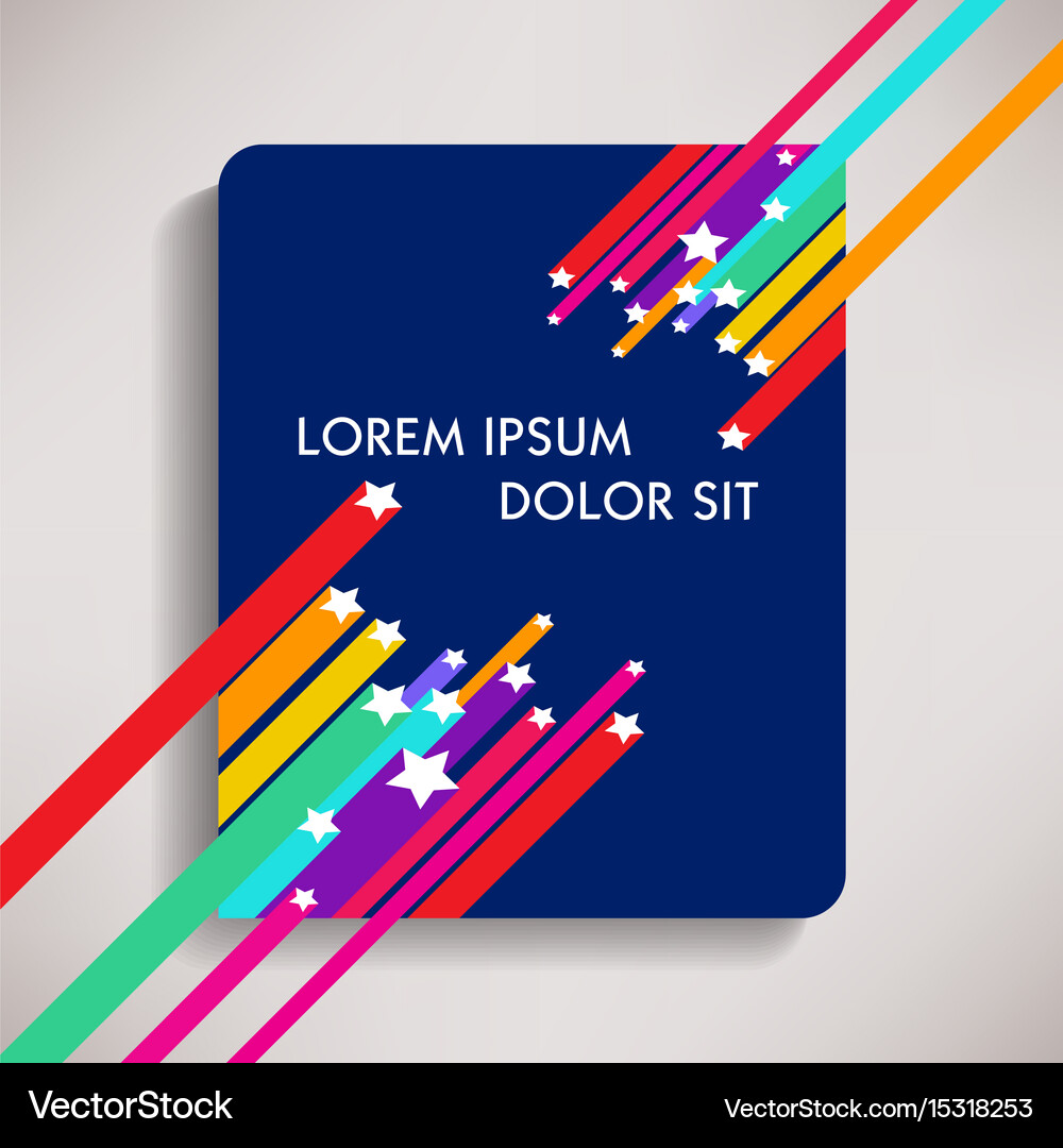 Colorful background template Royalty Free Vector Image