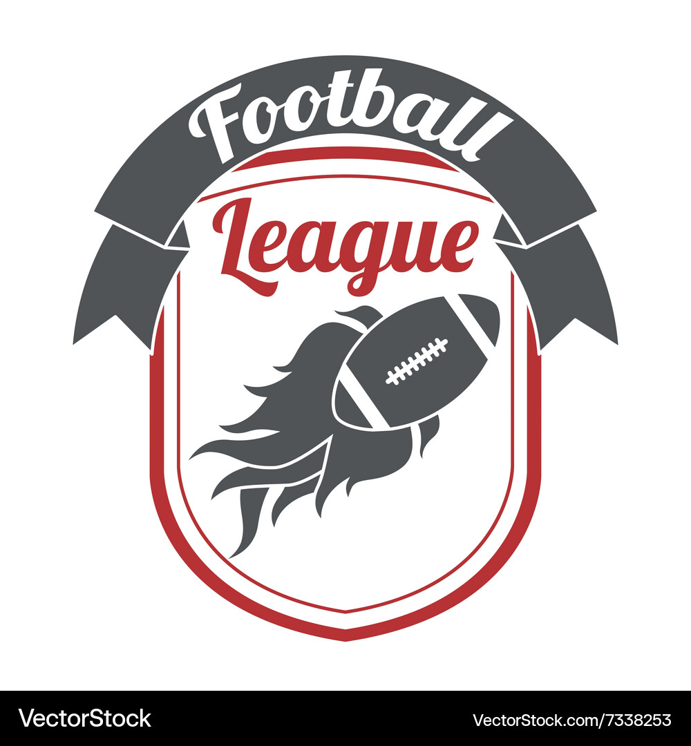 Football championship design Royalty Free Vector Image