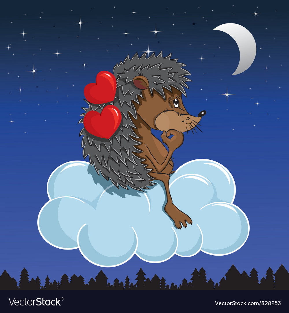 Hedgehog Royalty Free Vector Image - VectorStock