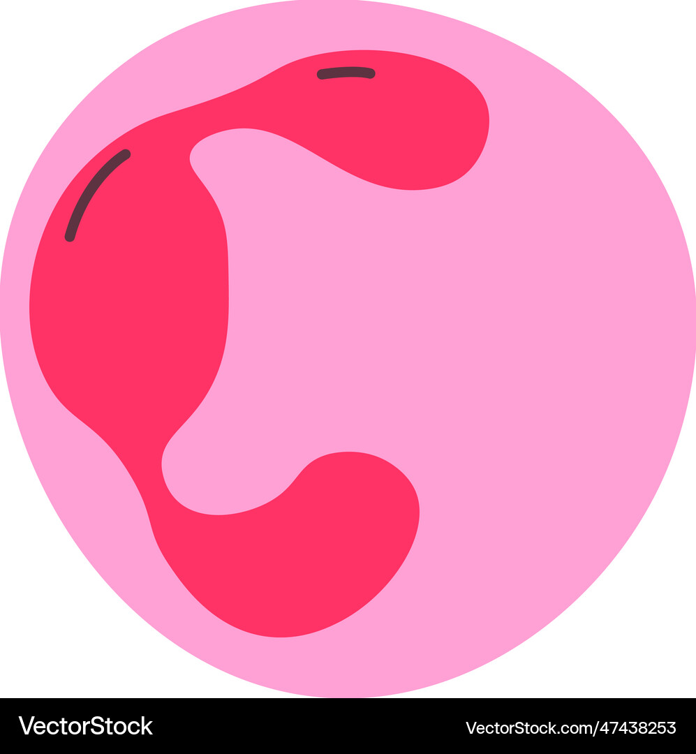 Myeloblast human cell Royalty Free Vector Image