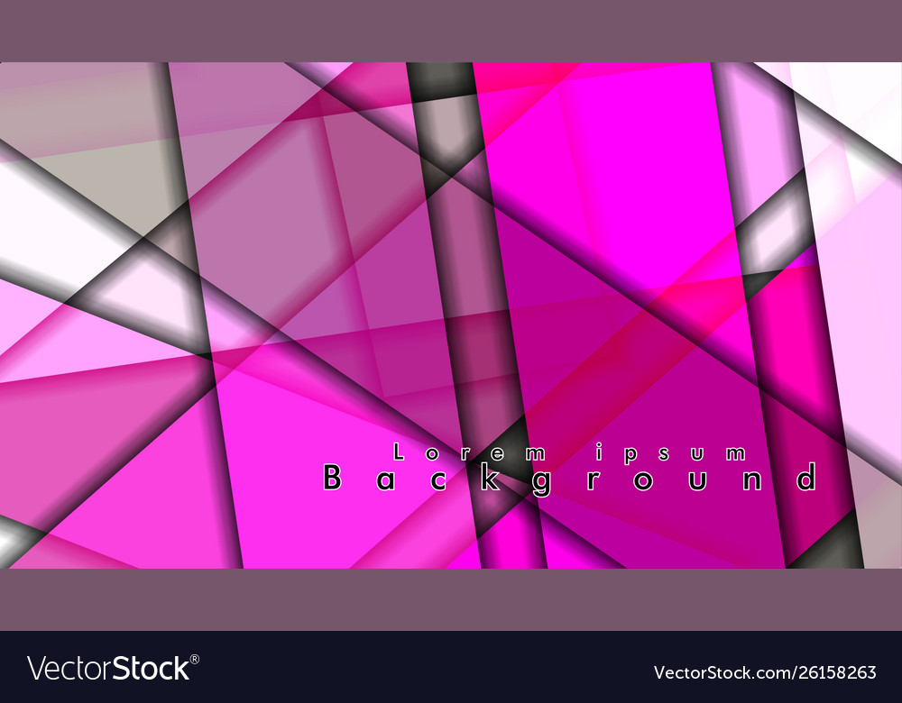 Abstract background design rectangular tube Vector Image