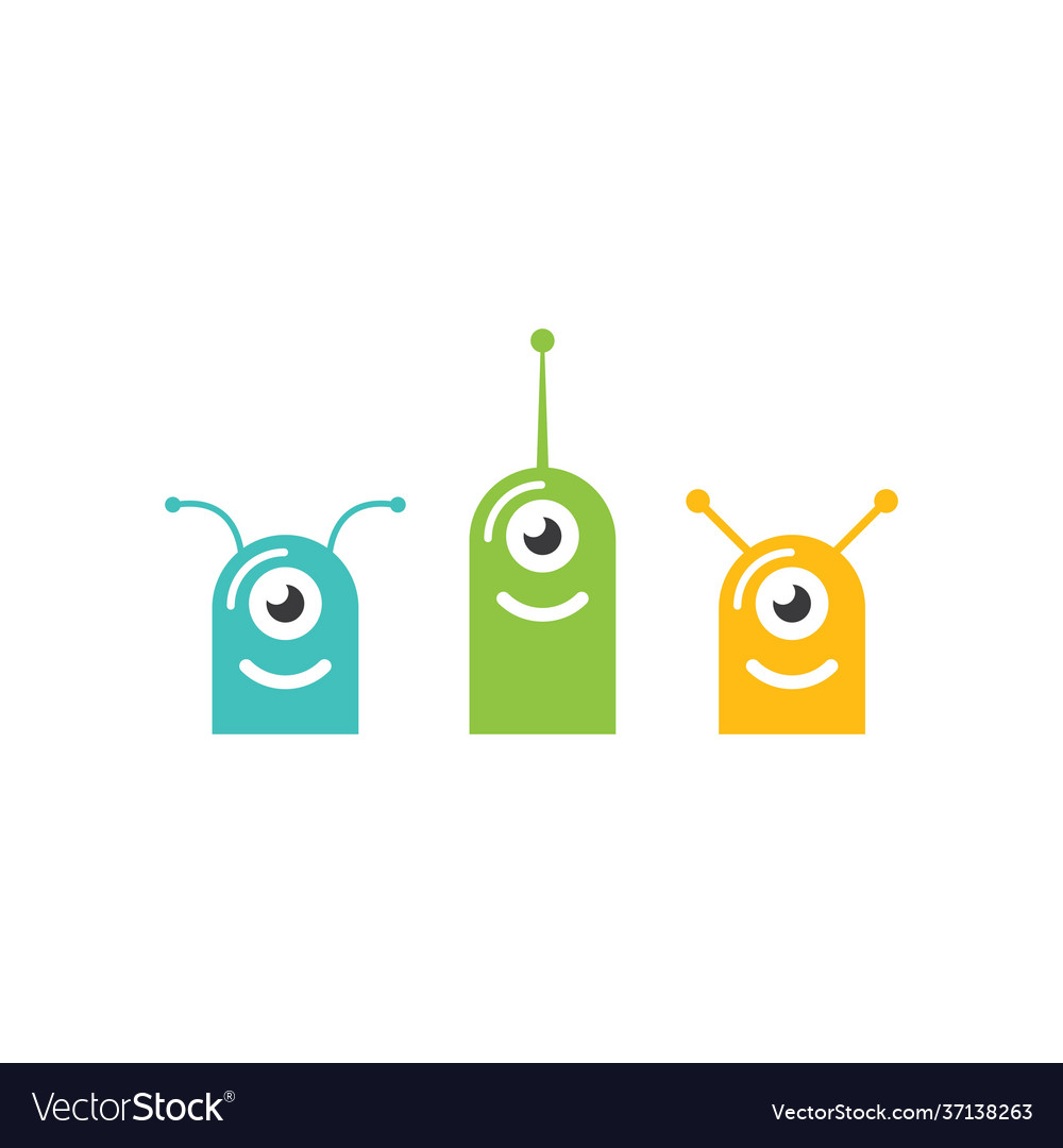 Monster alien Royalty Free Vector Image - VectorStock