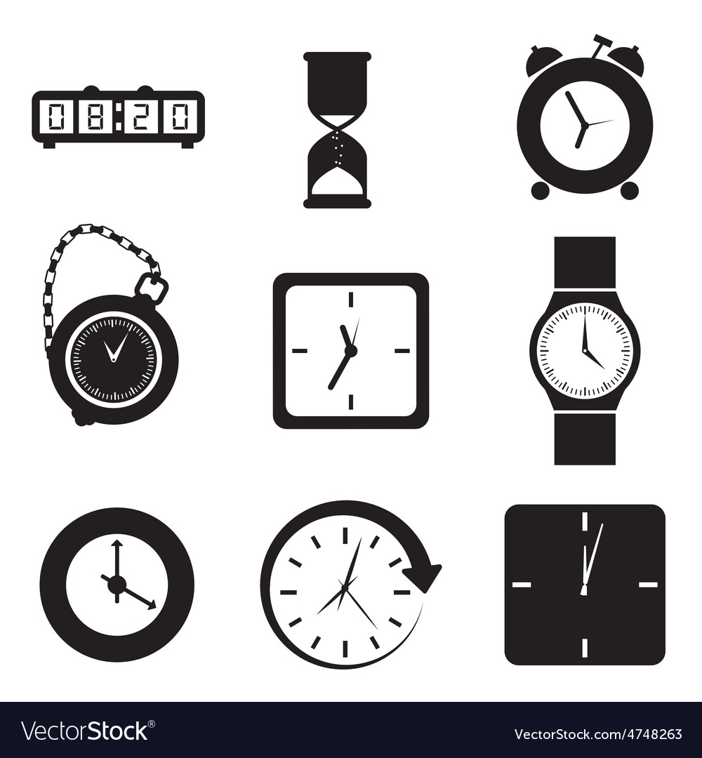 Time design Royalty Free Vector Image - VectorStock