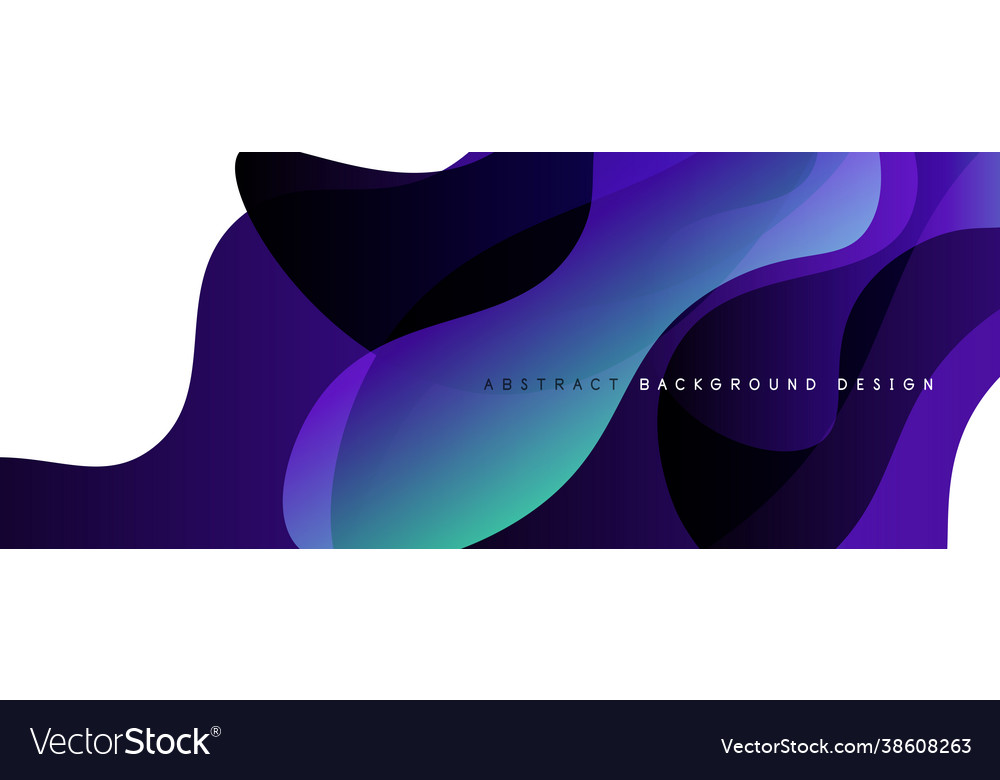 Trendy simple fluid color gradient abstract Vector Image