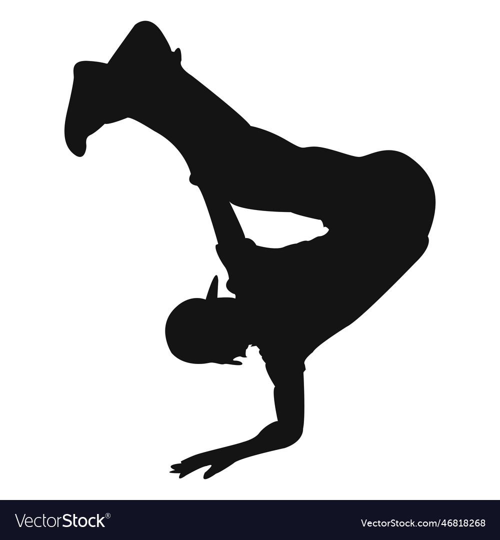 Break dancing boy Royalty Free Vector Image - VectorStock