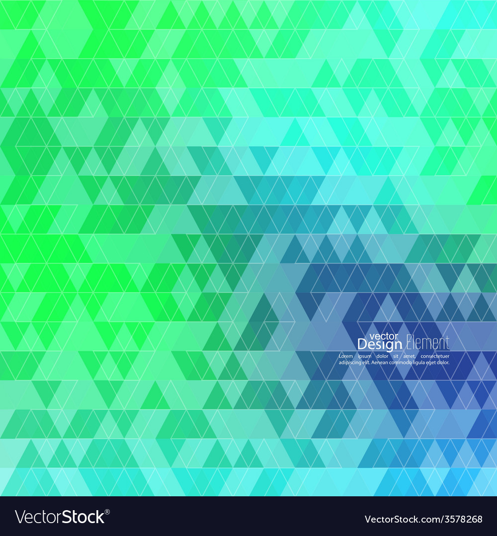 Creative Abstract Triangle Pattern Royalty Free Vector Image